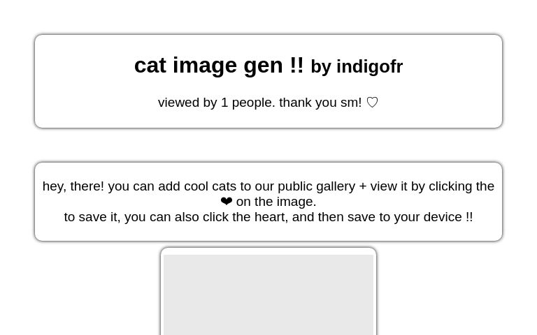 cat image generator