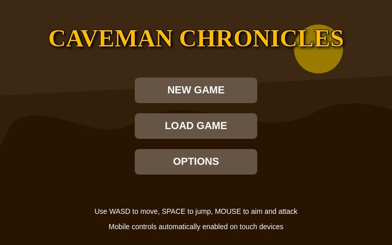 CAVEMAN CHRONICLES ― Perchance Generator