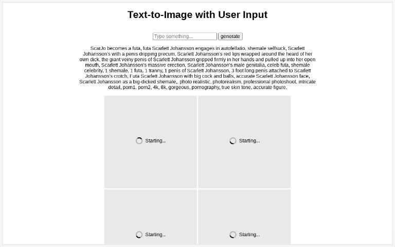Text-to-Image with User Input ― Perchance Generator