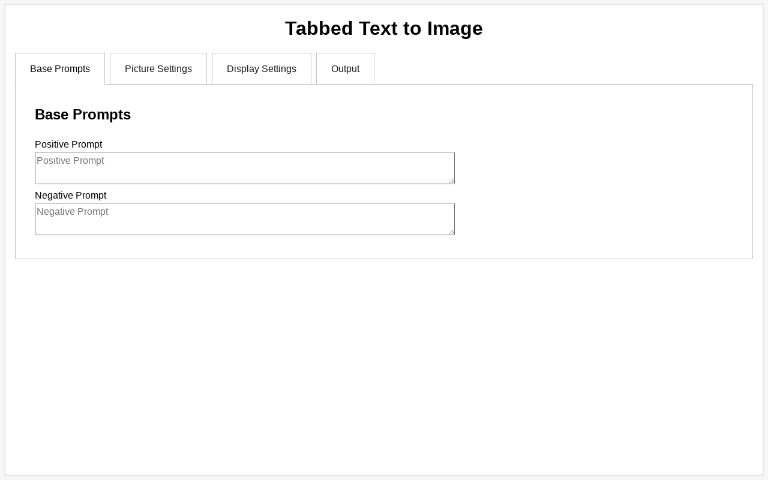 Tabbed Text to Image ― Perchance Generator