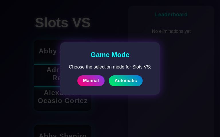 Slots VS ― Perchance Generator