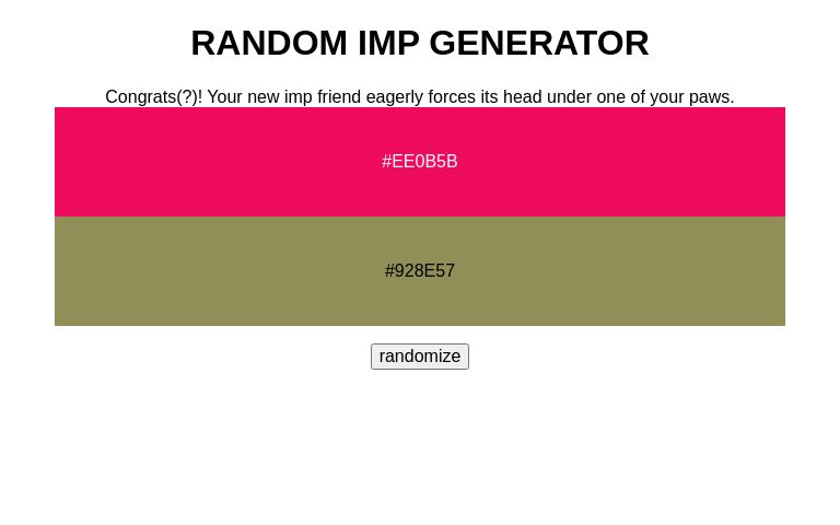 RANDOM IMP GENERATOR