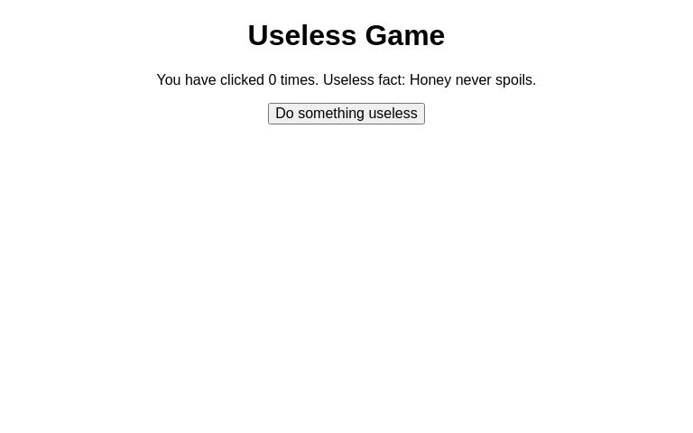 Useless Game ― Perchance Generator