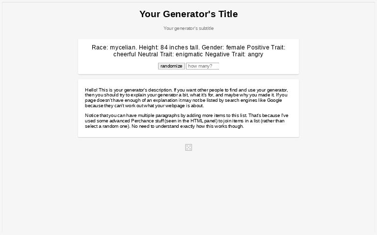Pihtcegckq ― Perchance Generator