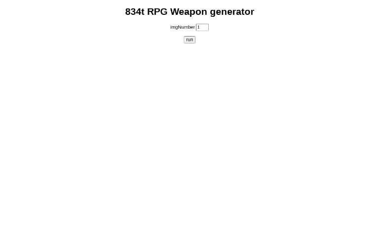 834t RPG Weapon generator