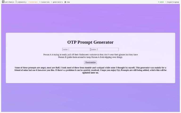 OTP Prompt Generator