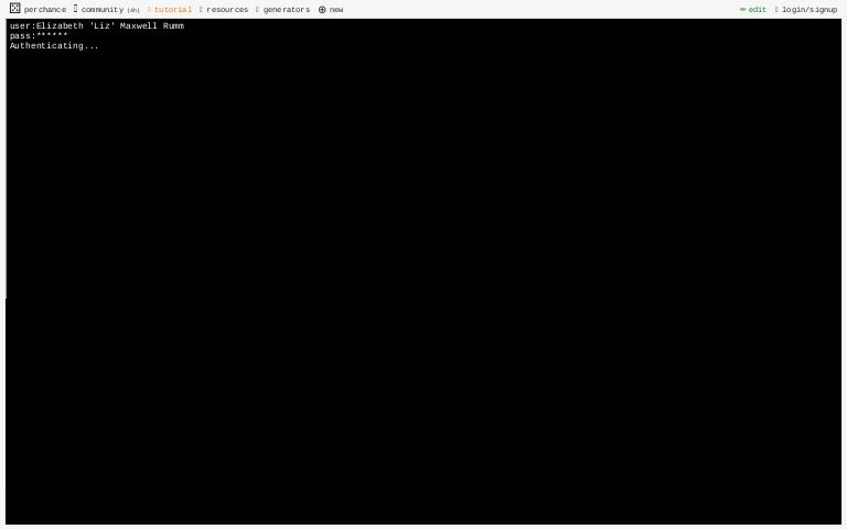 Computer Terminal Template ― Perchance Generator
