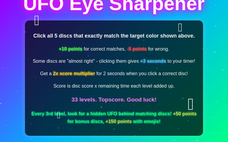UFO Eye Sharpener ― Perchance Generator