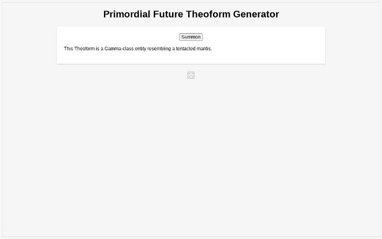 Primordial Future Theoform Generator
