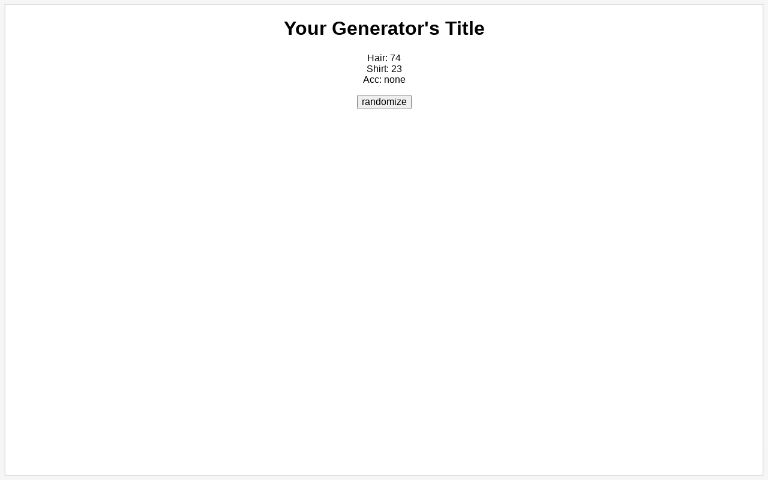 869ixyyh21 ― Perchance Generator
