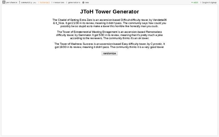 JToH Tower Generator