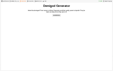 Demigod Generator