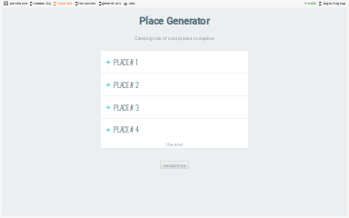 Place Generator