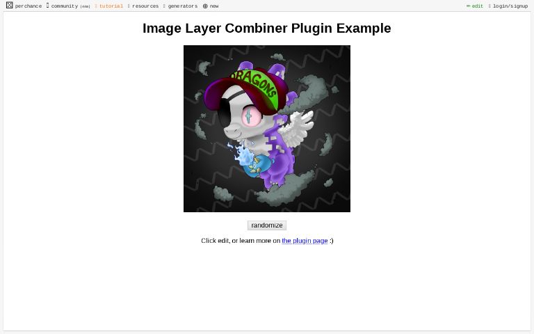 Image Layer Combiner Plugin Example