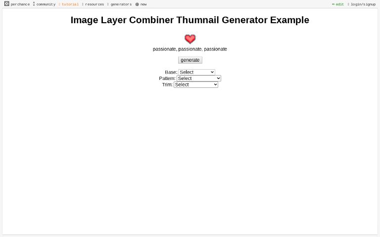 Image Layer Combiner Thumnail Generator Example