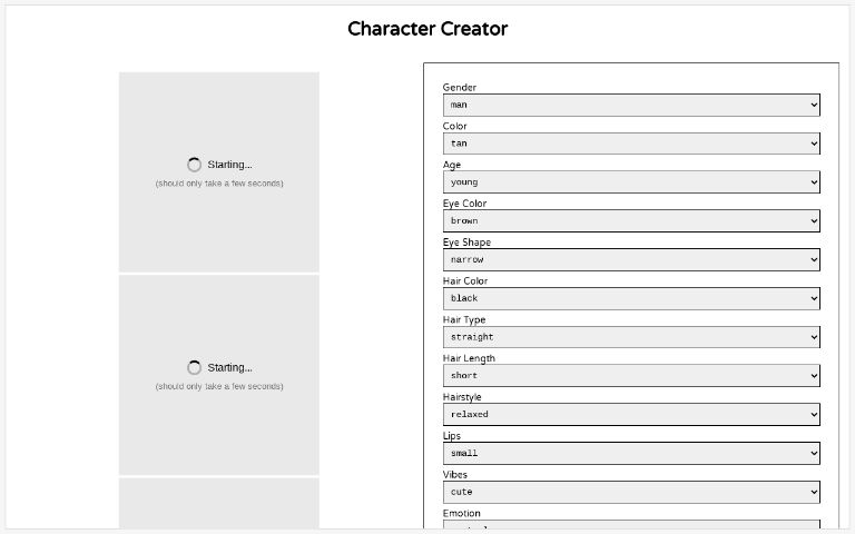 Character Creator ― Perchance Generator