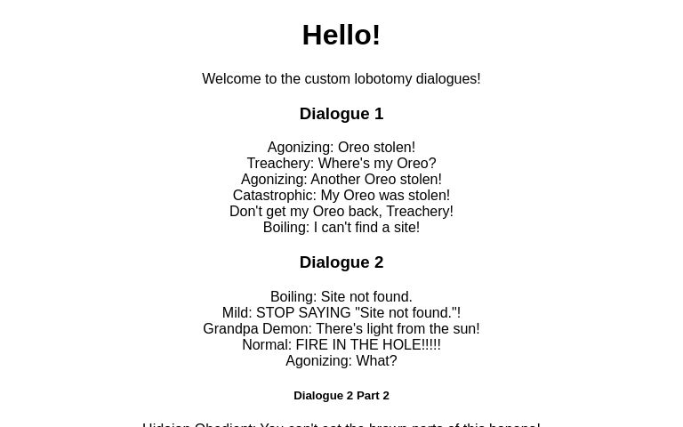 Hello! ― Perchance Generator