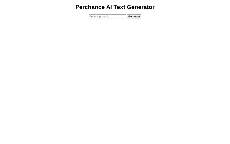 Perchance AI Text Generator