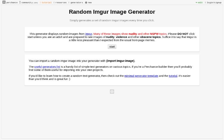 Random Imgur Image Generator