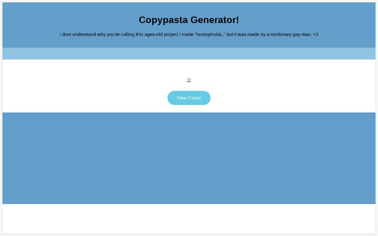 Copypasta Generator!