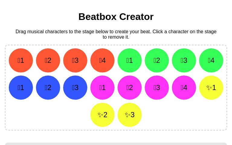 Beatbox Creator ― Perchance Generator