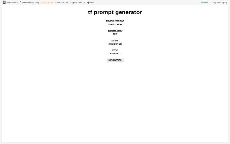 tf prompt generator