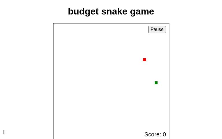 budget snake game ― Perchance Generator
