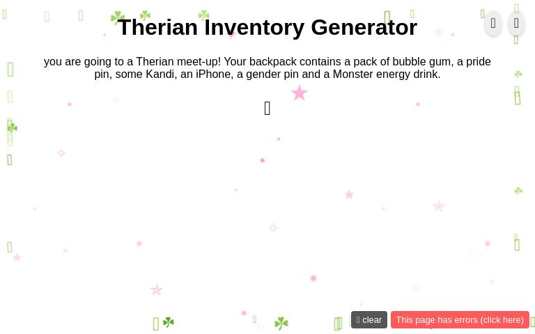 Therian Inventory Generator