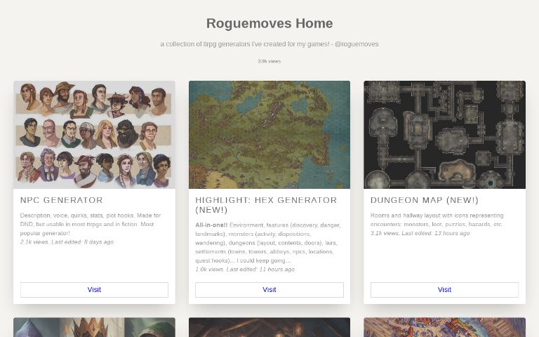 RM Home ― Perchance Generator