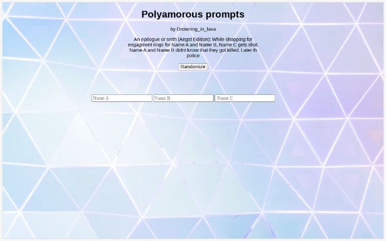 Polyamorous prompts ― Perchance Generator