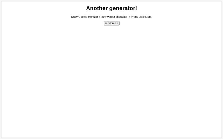 Another generator!