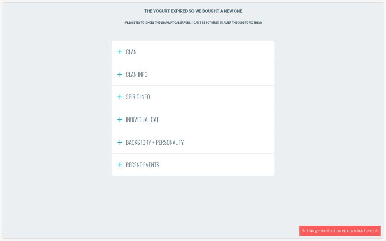 Accordion With Multiple Buttons ― Perchance Generator