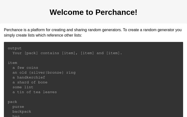 Create a Random Generator