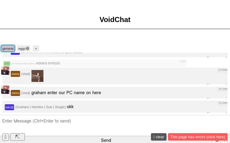 VoidChat ― Perchance Generator