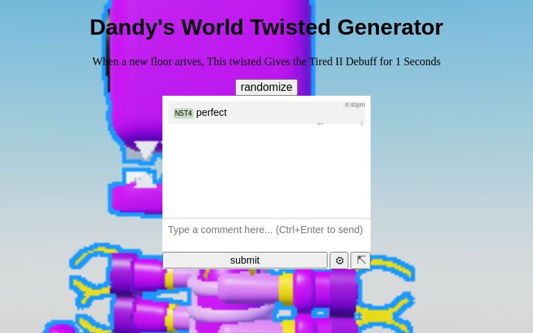 Dandy's World Twisted Generator