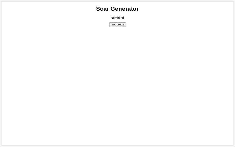 Scar Generator
