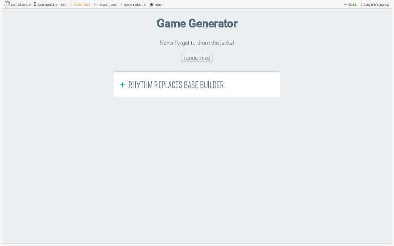 Game Generator