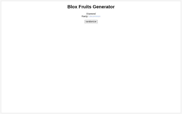 Blox Fruits Generator