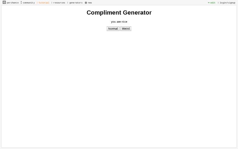 Compliment Generator