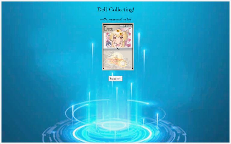 Dell Collecting! ― Perchance Generator