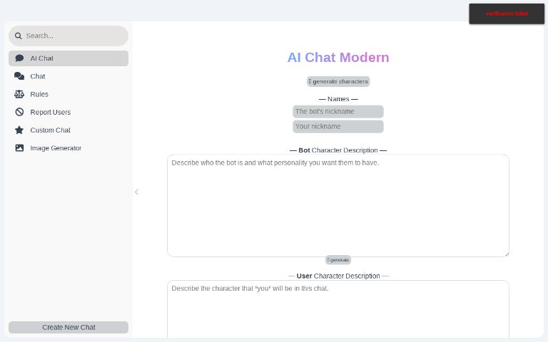 AI Chat Modern