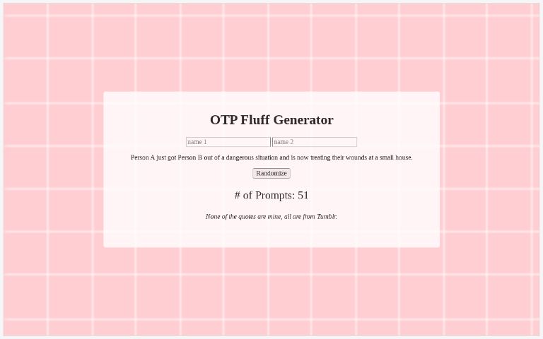 OTP Fluff Generator
