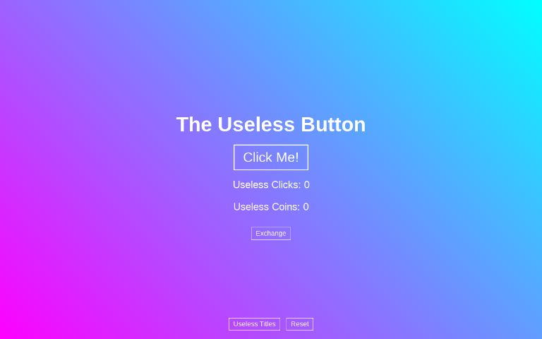 The Useless Button ― Perchance Generator