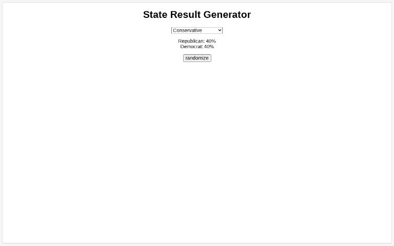 State Result Generator