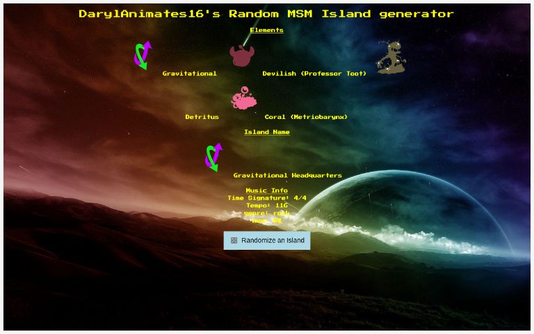 Random Msm Island Generator