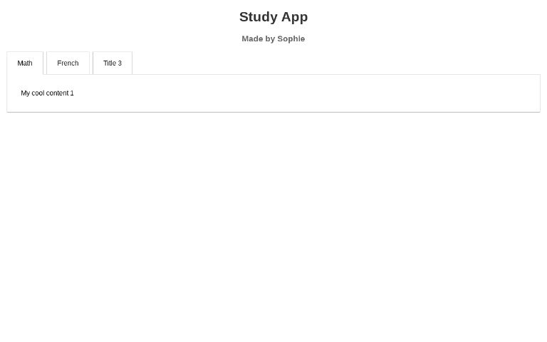 Study App ― Perchance Generator