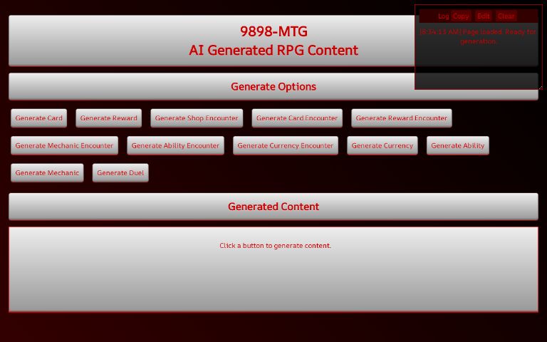 9898-MTGAI Generated RPG Content