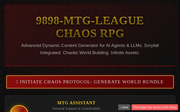 MTG Generator Toolkit