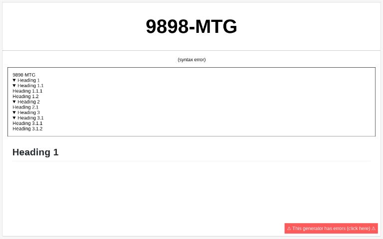 9898-MTG ― Perchance Generator