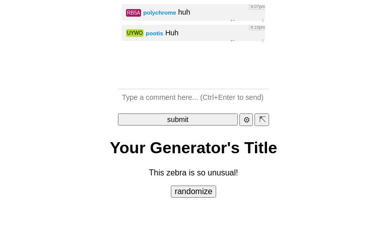 99ag2j30f2 ― Perchance Generator